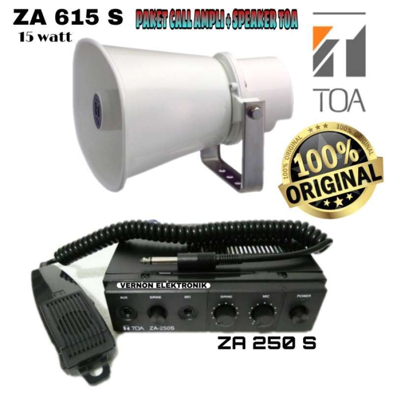 Promo Paket Call Car Speaker + Amplifier Toa Original Diskon 23% Di ...