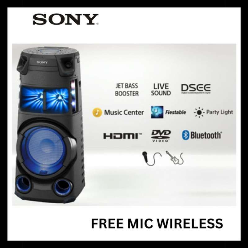 Promo Sony Mhc-v43d High Power Audio System With Bluetooth / Mhc V43d ...