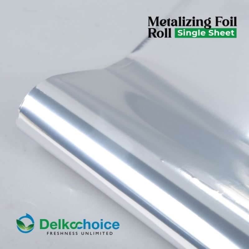 Promo Metalizing Film Single Sheet Roll Packaging Foodgrade Delkochoice ...