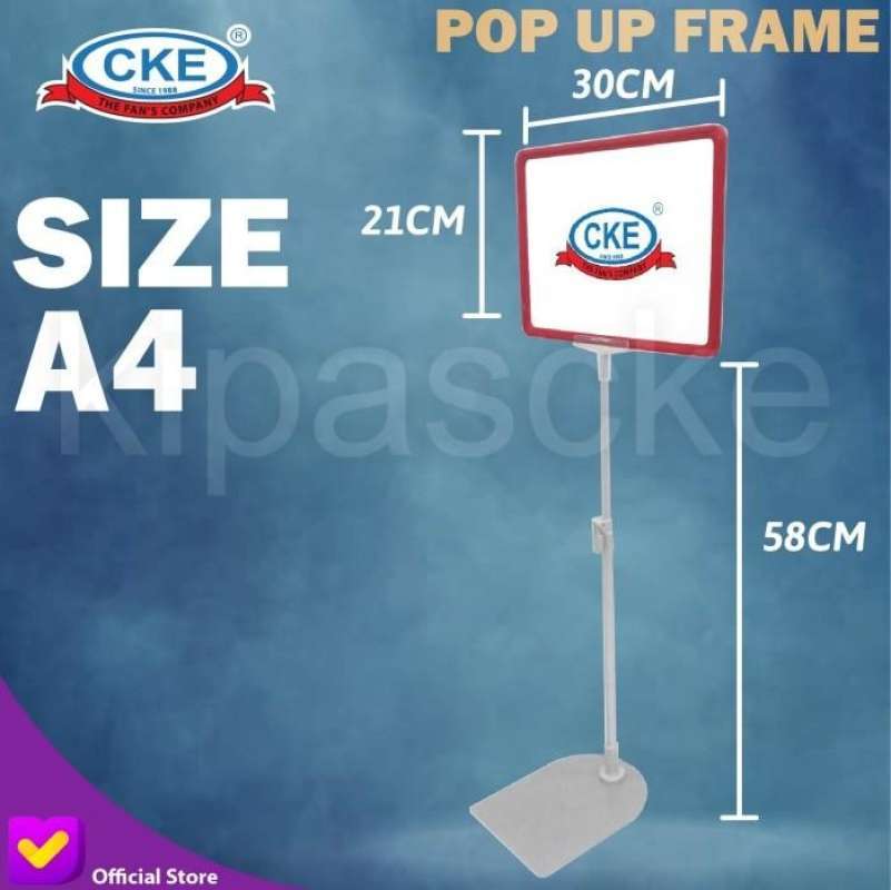 Promo Promo Stand Frame/pop Up Frame/ Frame Promosi Toko A4 Standing ...