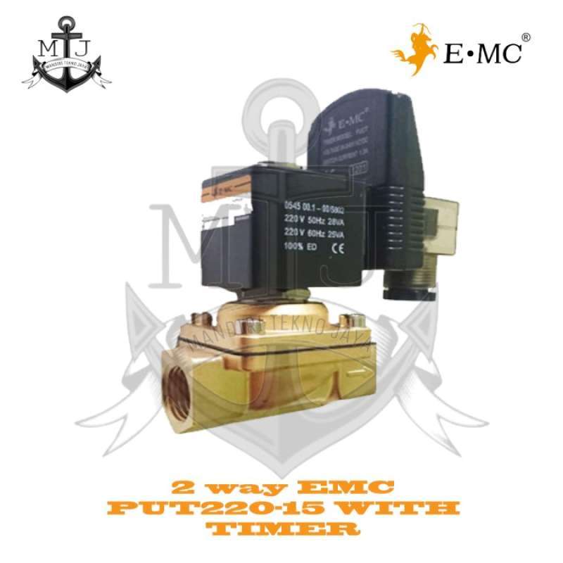 Promo Selenoid Valve 2 Way Emc Put220-15 With Timer Diskon 23% Di ...