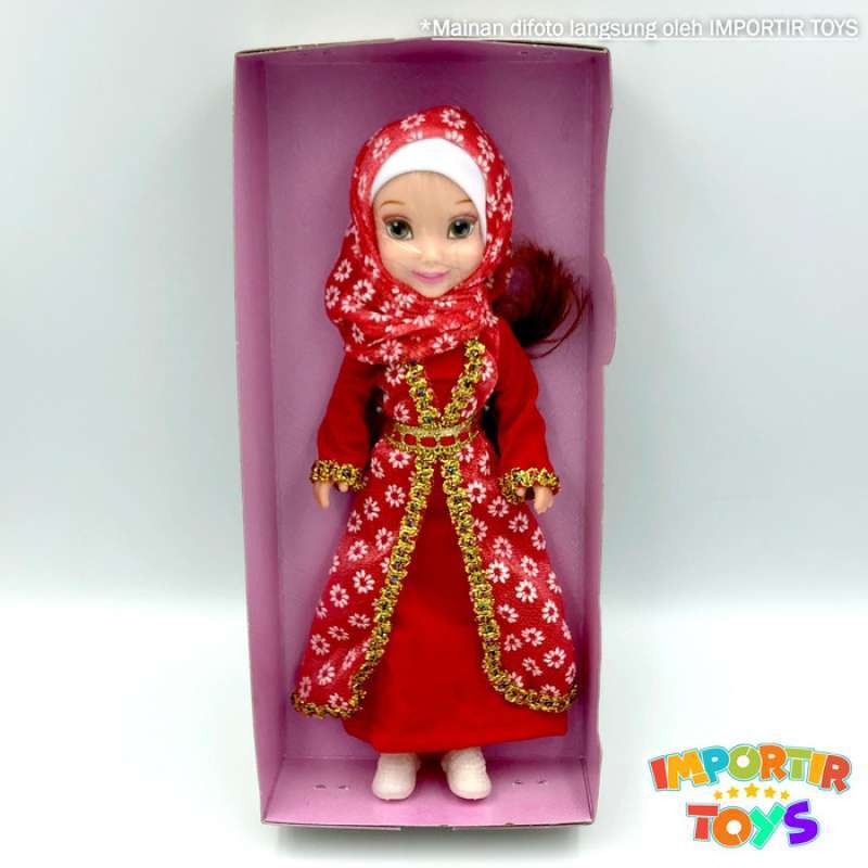 Promo Mainan Anak Barbie Hijab Muslim Yang Unik Dan Lucu - Biru Diskon ...