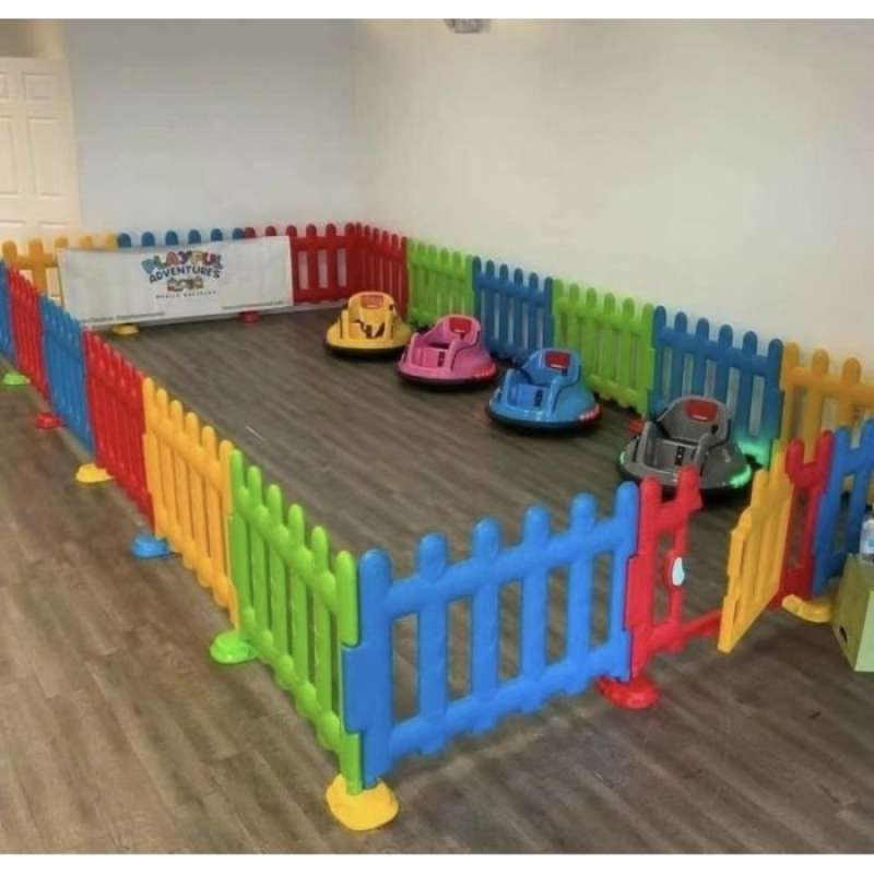 Promo Pagar Playground Colorful Anak Pengaman Play Fence Pembatas Arena ...