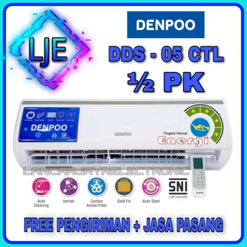 Promo Ac Split Platinum Series 1/2 Pk Denpoo Dds 05 Ctl Terbaru - Ac ...