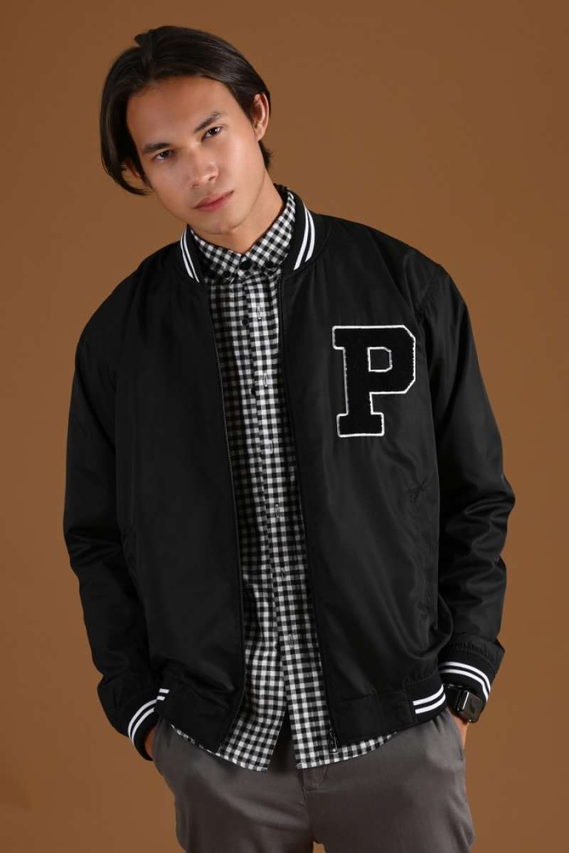 Promo Jaket Prepp Studio Preppies Bomber Jacket Black - M Diskon 29% Di ...