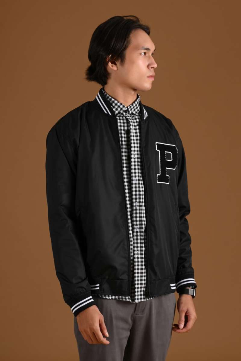 Promo Jaket Prepp Studio Preppies Bomber Jacket Black - M Diskon 29% Di ...