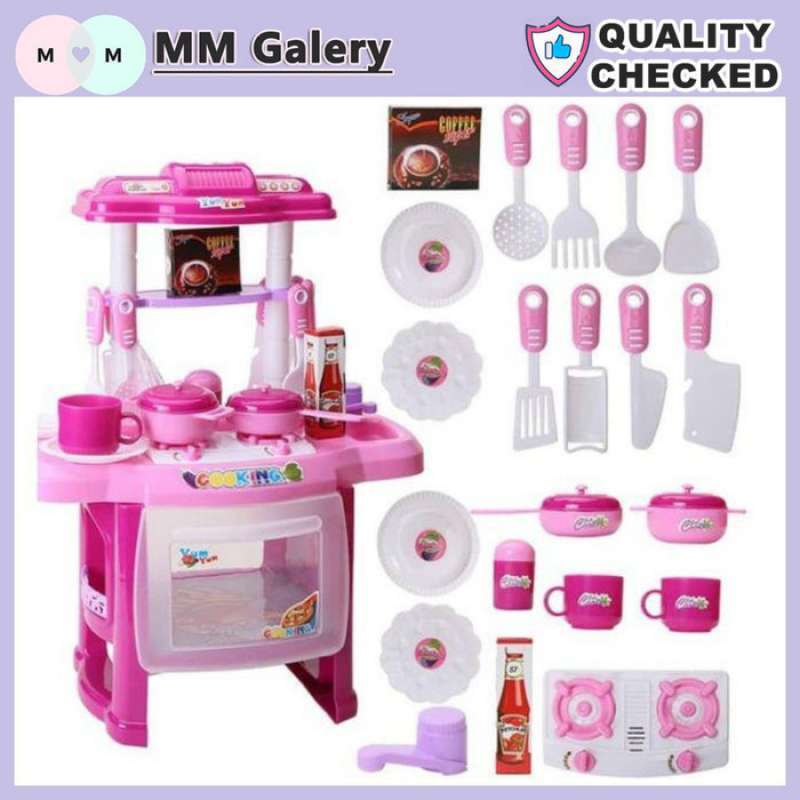 Promo Promo- Mainan Kitchen Set Masak-masak Lengkap Accs 24pc Ada Lampu ...