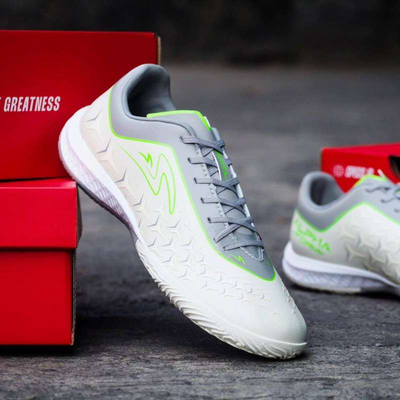 Promo Specs Sepatu Futsal Bola Acc. Alphaform Pro Vanilla Ice Green ...