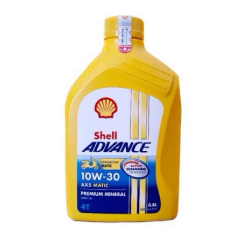 Jual Oli Shell Advance Ax5 Scooter Kuning 10w-30 800ml Oli Mesin Motor ...