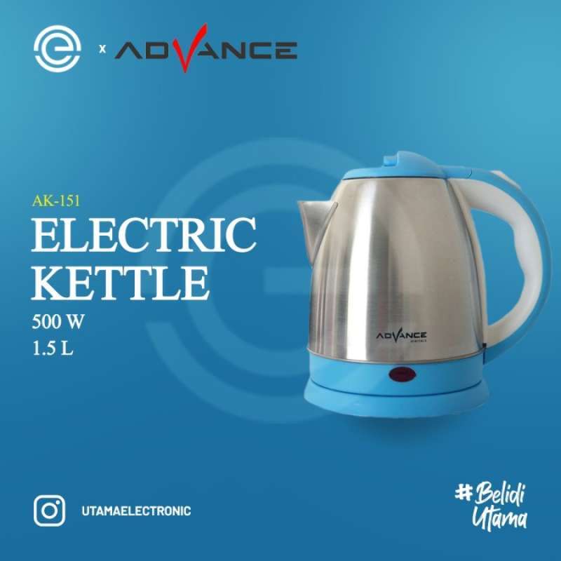 Jual Advance Kettle Listrik Stainless - Ak-151 Di Seller Belanja-id ...