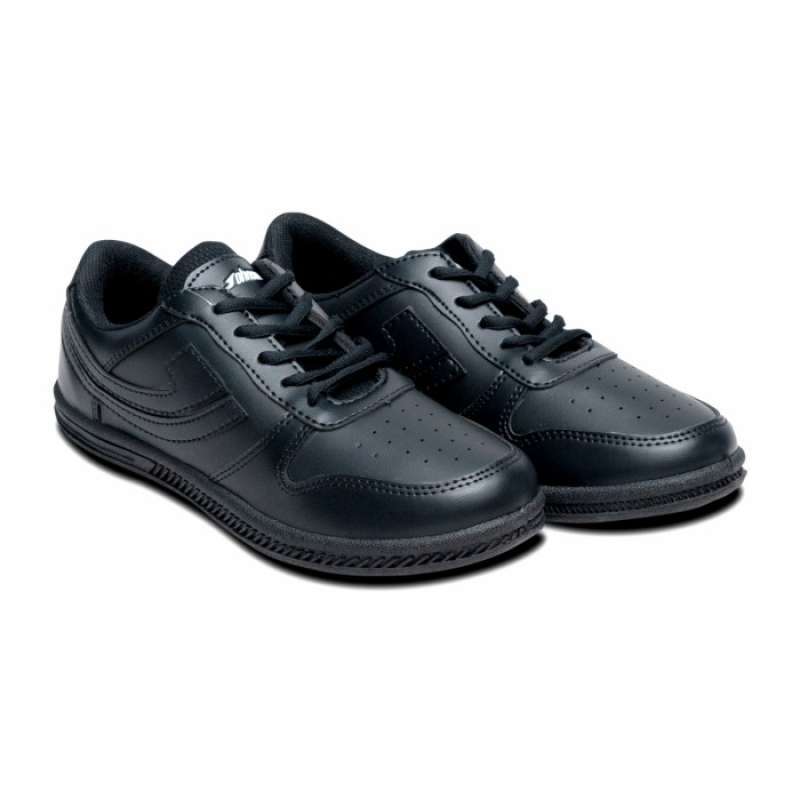 Jual Sepatu Sneakers Johnson - Angkasa Lowcut Black - 37 Di Seller ...
