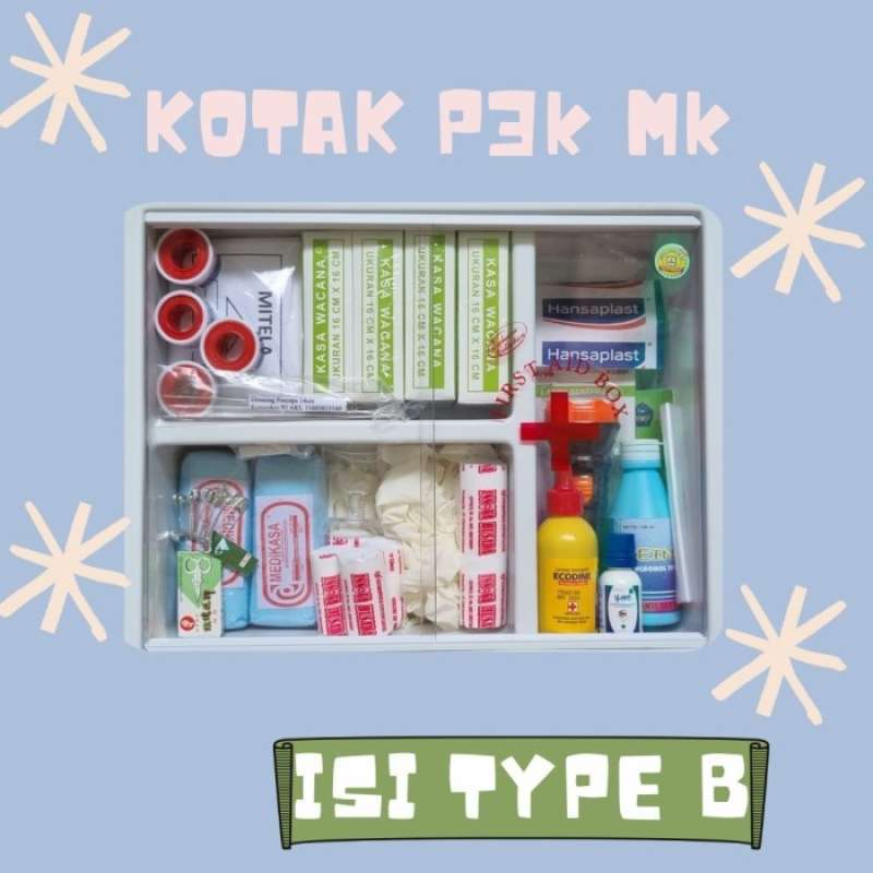 Promo Kotak P3k Mk11 Maspion+isi Tipe B/first Aid Box Diskon 23% Di ...