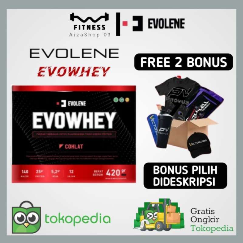 Promo Evolene Whey Protein 456gram (12 Sachet) Diskon 23% Di Seller ...