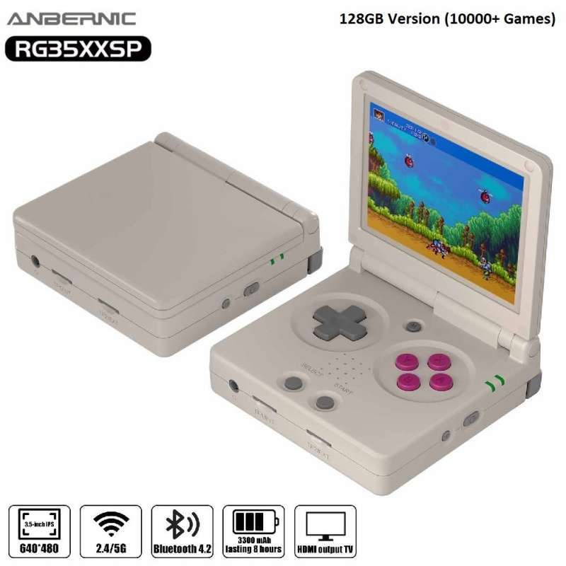 Jual Anbernic Rg35xxsp 128gb Version Emulator Retro Game Console 3 5