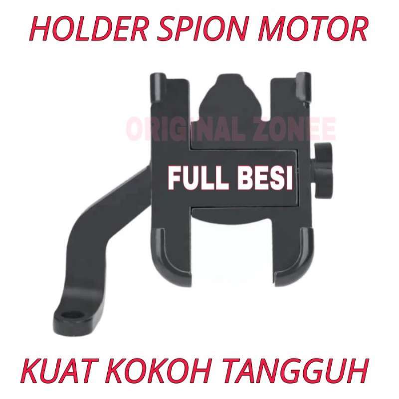 Promo Holder Hp Motor Handphone Holder Spion Aluminium Alloy Besi ...