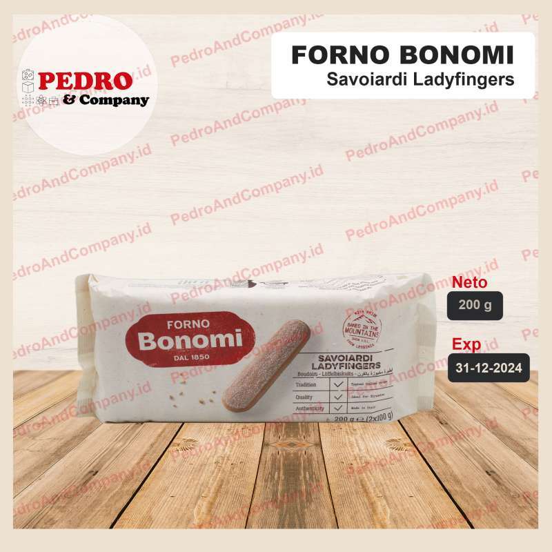 Jual Forno Bonomi Ladyfinger 135 Gram Biskuit Lady Finger Savoiardi Di ...