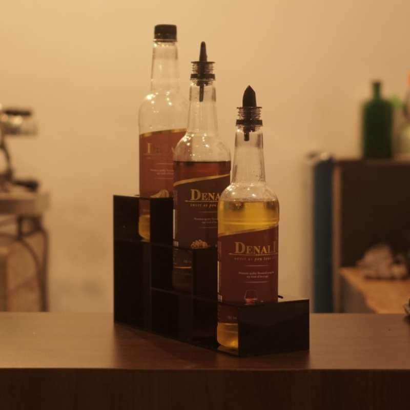 Promo Rak Akrilik Display Botol Sirup Isi 3 - Putih Diskon 23% Di ...