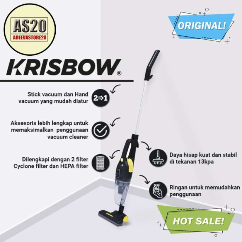 Promo Vacuum Cleaner Krisbow Penghisap Debu Kering 400 Watt Diskon 23% Di Seller Cuanz Store ...