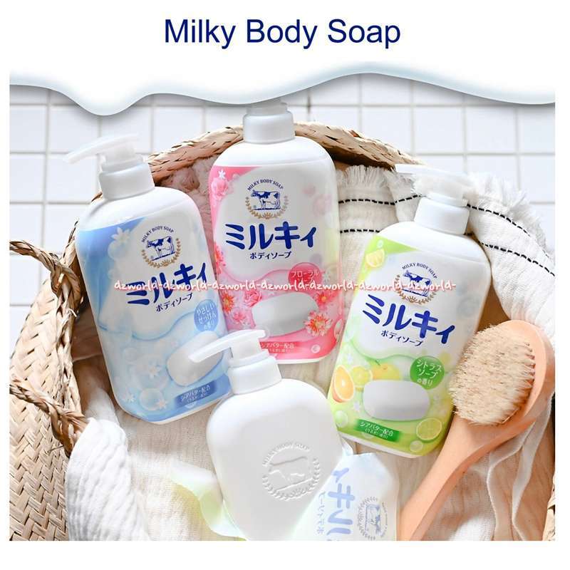 Jual Cow Style 550ml Milky Body Soap Yuzu Floral Pump Sabun Mandi Cair Made In Japan Cowstyle ...