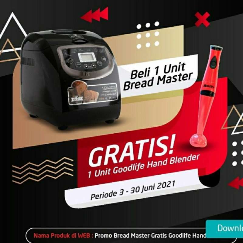 Promo Bread Master Multi Alat Pembuat Roti Praktis Diskon 23% Di Seller Ashoca Store ...