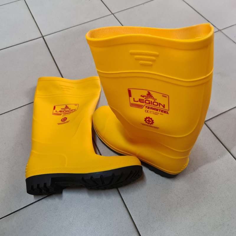 Promo Sepatu Boot Sepatu Safety Sepatu Boot Karet Safety Legion ...