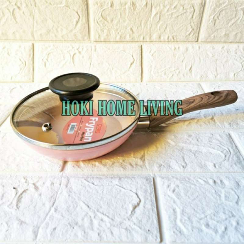 Promo Cyprus Fp0691 Frypan 14cm Coating Marble Kayu Teflon Penggorengan ...