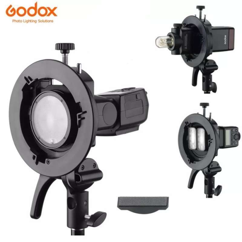 Promo Godox S2 Type Bracket Bowens Mount Speedlite Diskon 23% Di Seller ...