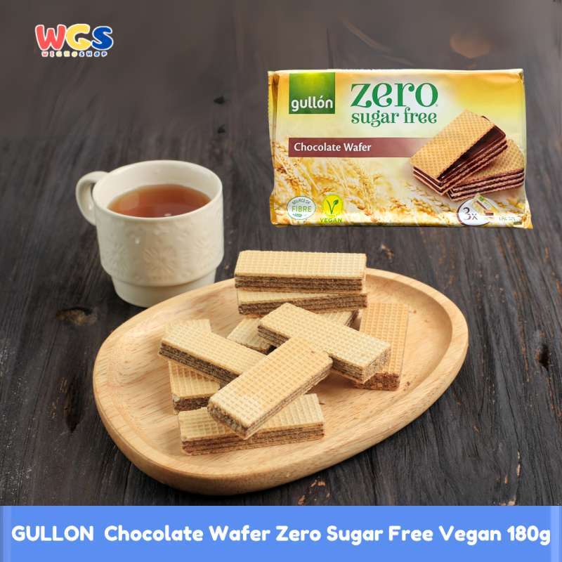 Jual Gullon Chocolate Wafer Zero Sugar Free Vegan 180g Di Seller ...