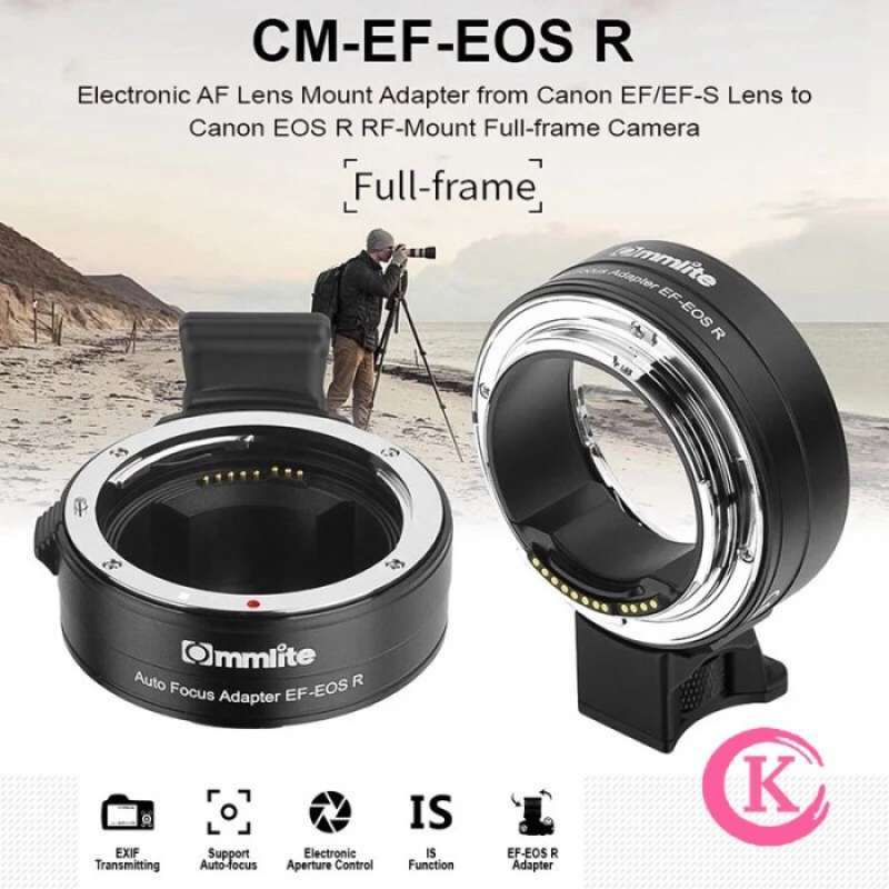 Promo Commlite Comix Cm-ef-eos R Adapter Af For Lensa Ef/ef-s To Eos R Diskon 23% Di Seller ...