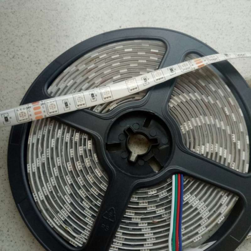 Promo Lampu Led Strip Rgb Dc 24v 1roll Panjang 5meter Lampu Bisa Di ...
