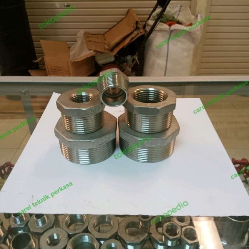 Promo Vlog Ring 3x2 1/2 Bushing Stainless Ss 304 Drat 3x2 1/5 Vlock ...