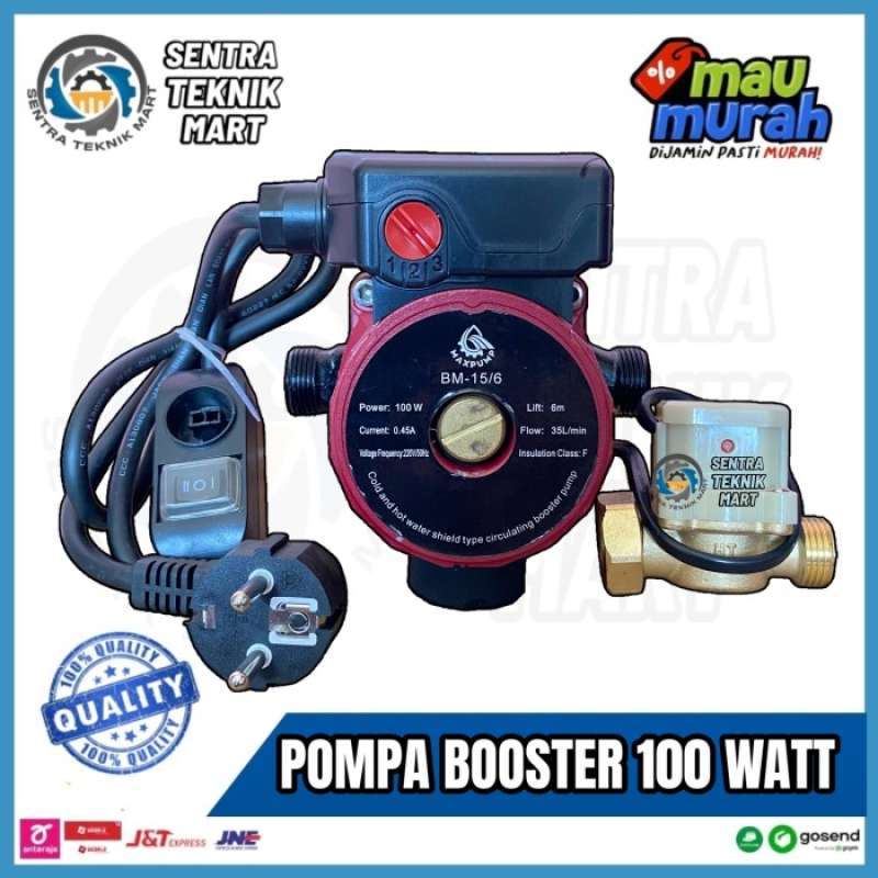 Promo Hoter Mini Pompa Booster Pump 100 Watt Model:15g10-12 Pompa Air ...