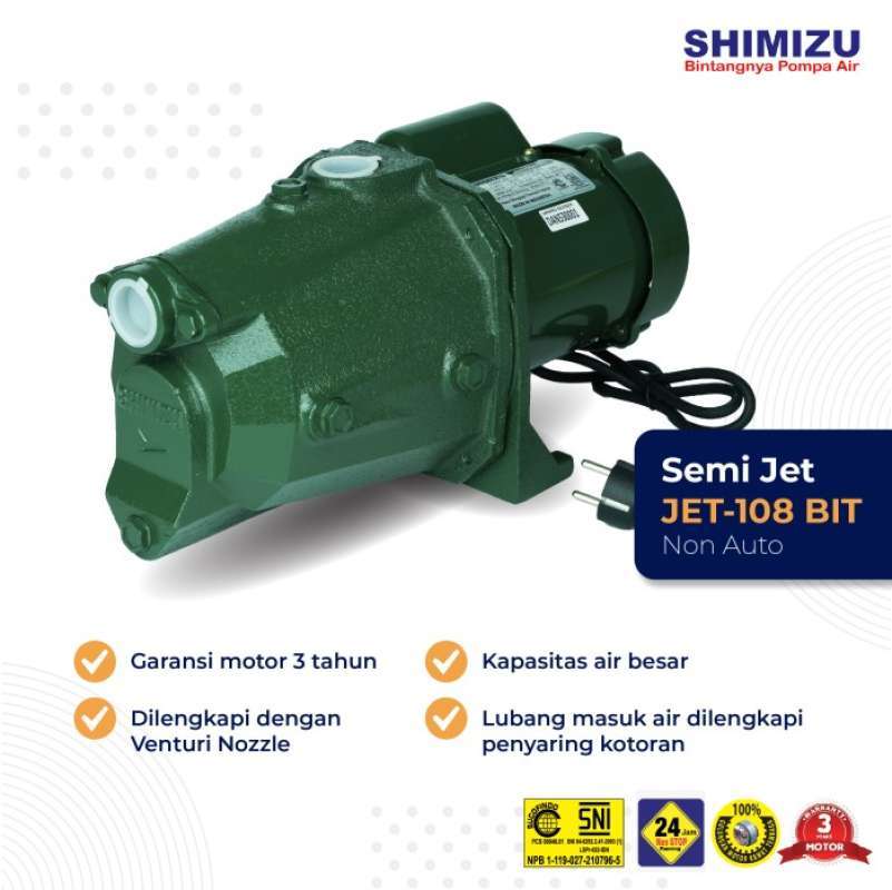 Promo Jet - 108 Bit Pompa Air Shimizu (sumur Dangkal) *semi Jet Diskon 23% Di Seller Specta ...