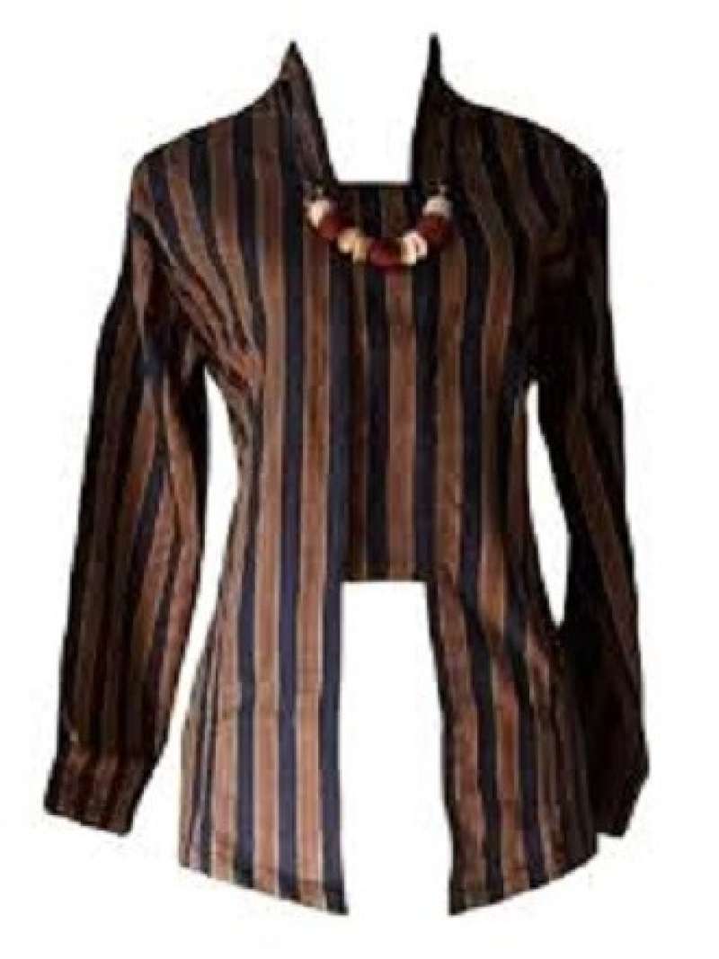 Jual Baju Kebaya Lurik Wanita / Baju Kebaya Adat Jawa / Seragam Batik ...