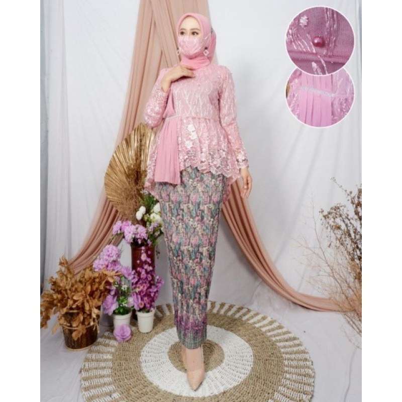 Jual Setelan Kebaya Wisuda Modern / Baju Kebaya Wisuda/ Kebaya Lamaran ...