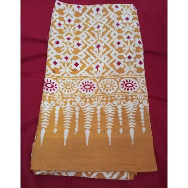 Jual Kain Sampur Atau Selendang Tari Batik Cap Motif Cinde Sekar Jogja ...