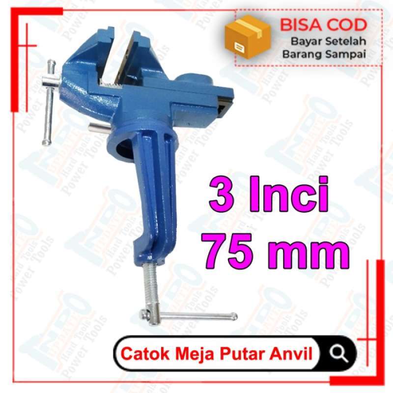 Promo Alat Bubut Catok Paron Ragum Tanggem Meja Putar Penjepit Besi ...