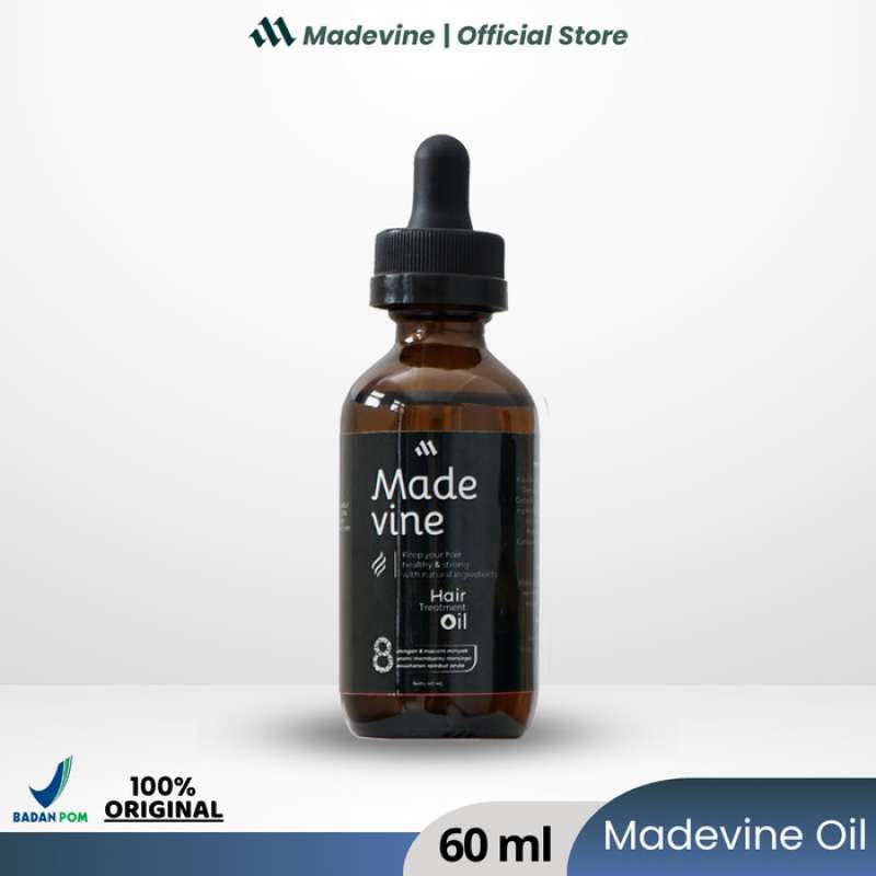 Jual Madevine Hair Oil - Minyak Penumbuh Rambut Botak / Rontok Pria ...