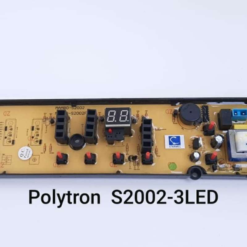 Promo Modul Pcb Mesin Cuci Polytron Paw-8010lm Fuzzy Logic S2002-3led Diskon 23% Di Seller ...