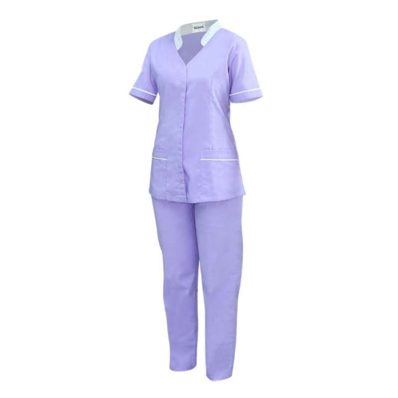 Jual Scoora Freya Nanny Uniform Violet Baju Seragam Suster Perawat Ungu ...
