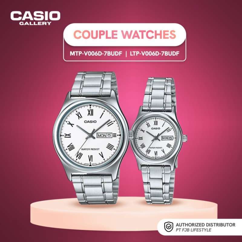 Jual Jam Tangan Couple Casio Mtp V006d 7budf X Ltp V006d 7budf Di