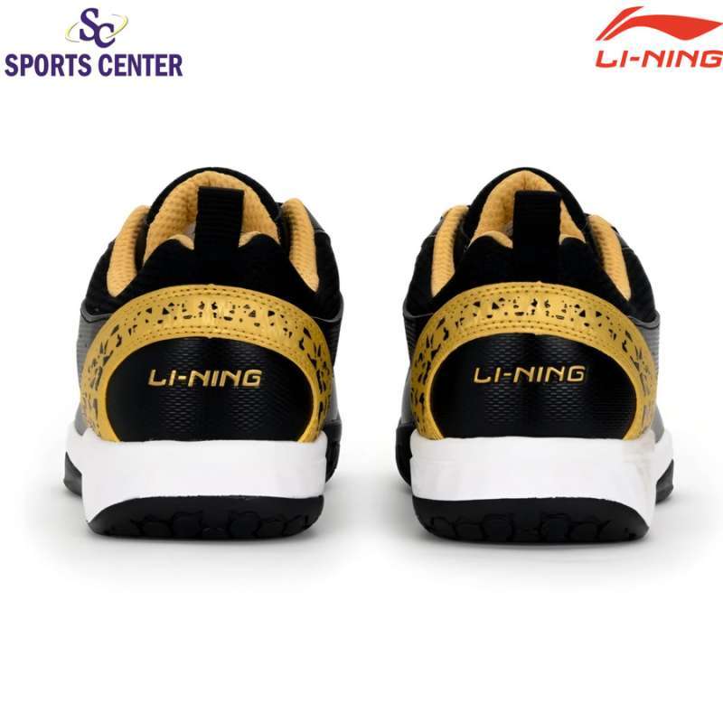 Promo New Sepatu Badminton Lining Ultra Power Aytt045 Black / Gold ...