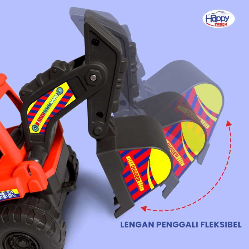 Jual Happy Truck Big Excavator Traktor Ekskavator Kendaraan Konstruksi ...