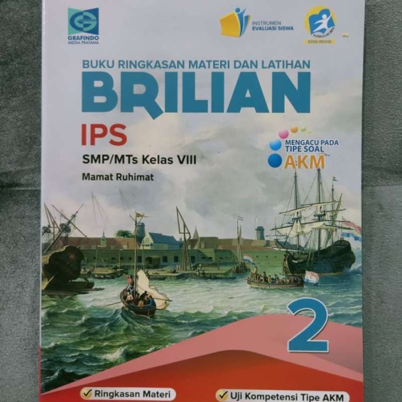 Promo Brilian Ips Smp Kelas Viii/8 Akm Grafindo Diskon 23% Di Seller ...
