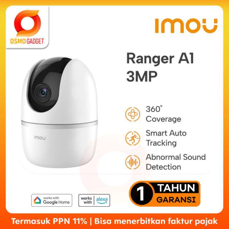 Promo Imou Ranger A1 3mp Smart Cctv - 360 Coverage | Two Way Talk ...