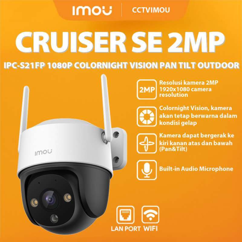 Promo Imou Cruiser Se 2mp 1080p Ipc-s21fp Pan Tilt Colornight Vision ...