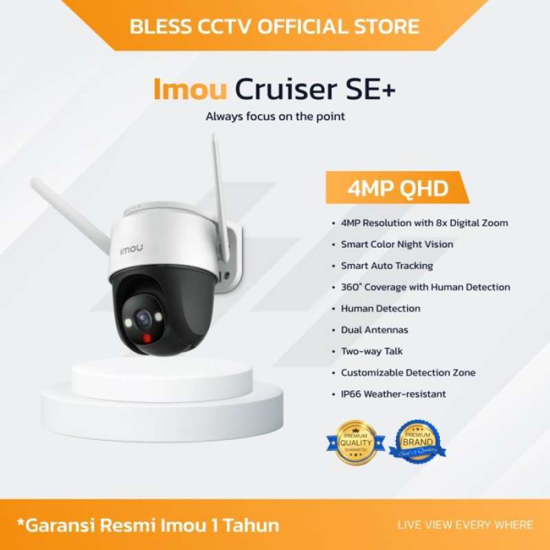 Promo Imou Cruiser Se+ 4mp 2k Two-walk Talk Color Night Vision Ip ...