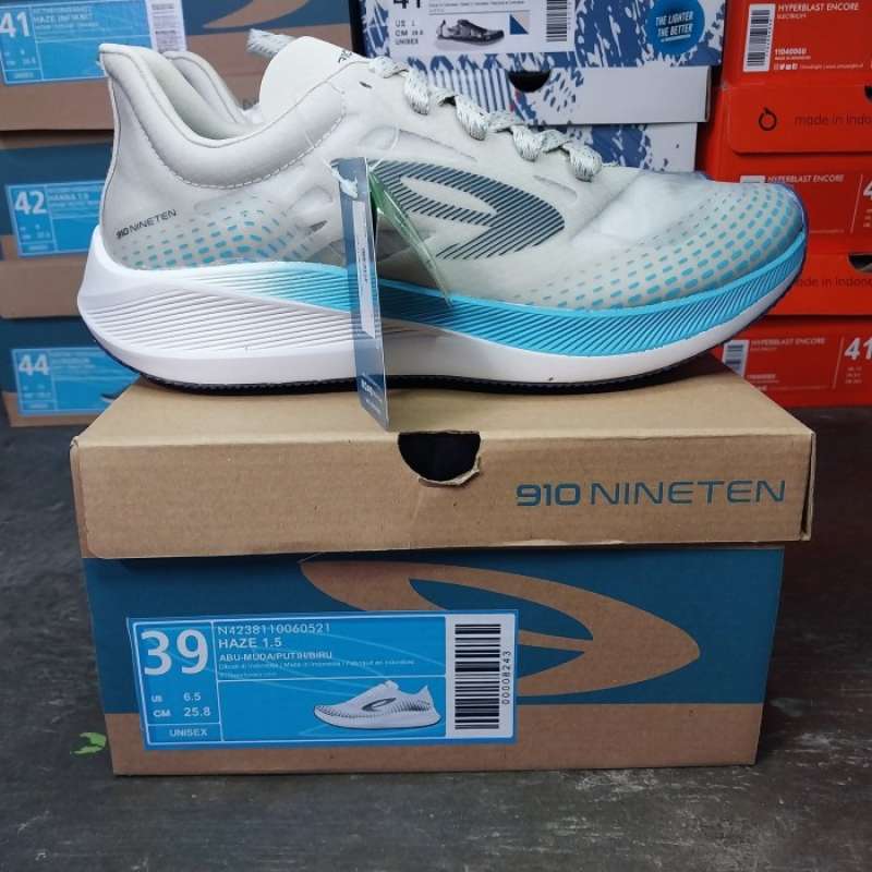 Promo Sepatu Running 910 Nineteen Haze 1.5 O.r.ig.in.al- Se Hitam Putih ...