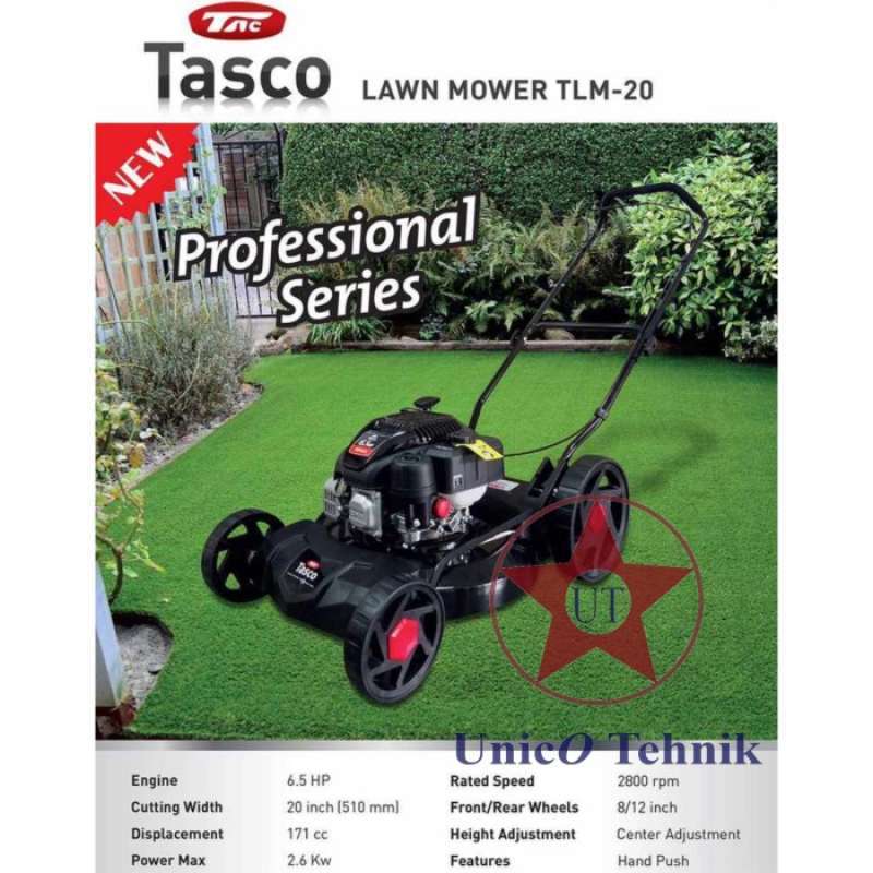 Promo Mesin Potong Rumput Dorong Tasco Tlm 20 Lawn Mowers Diskon 23% Di ...