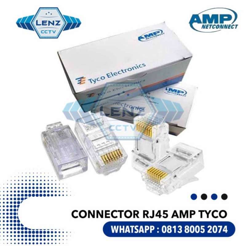 Promo Konektor Pin Rj45 Amp Tyco / Conector Rj45 Tyco Diskon 23% Di ...